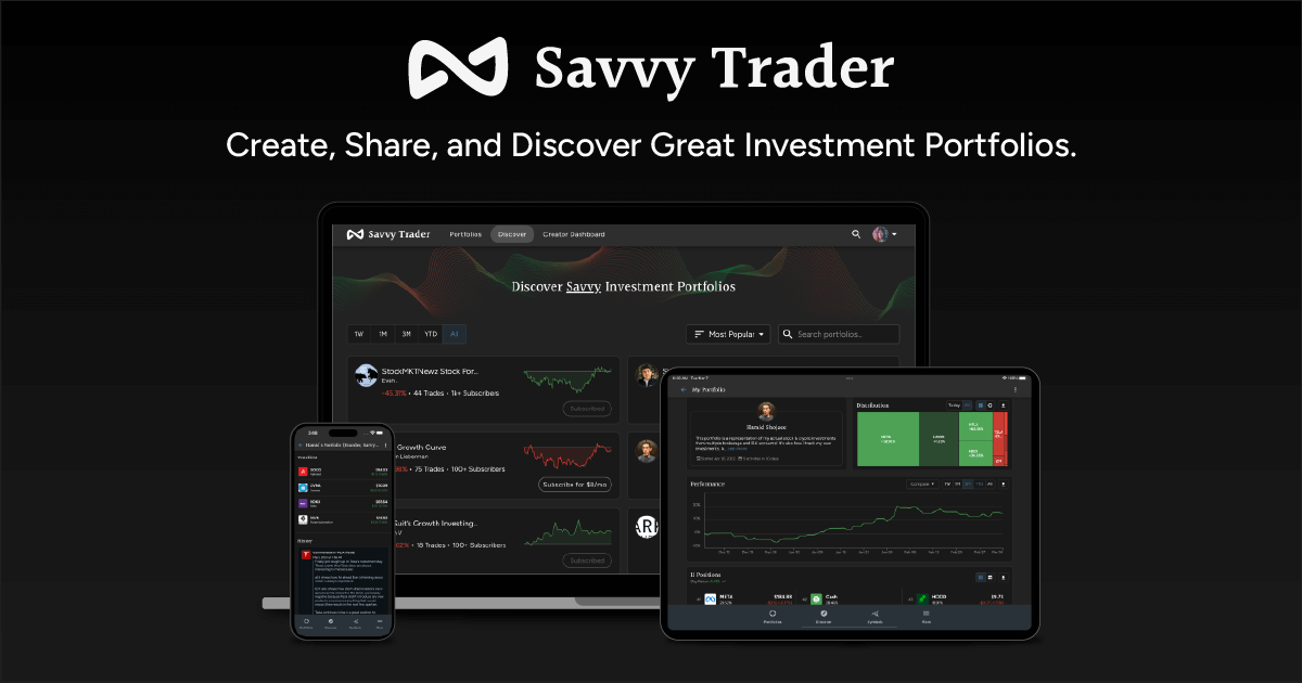 Savvy Trader - Discover, Create, Share and Trade Virtual Paper Portfolios